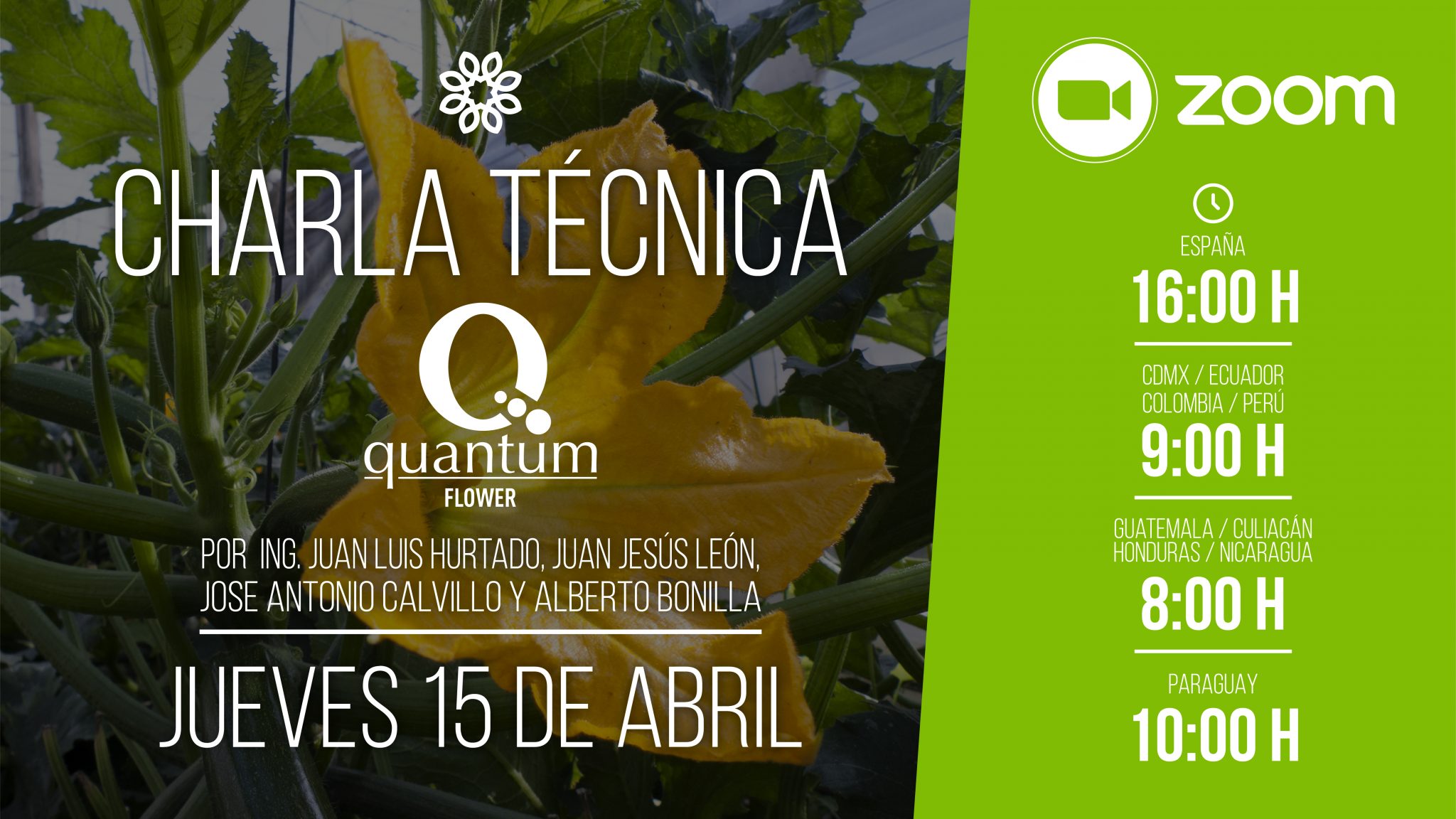 Charla técnica Quantum Flower - AGRI nova Science